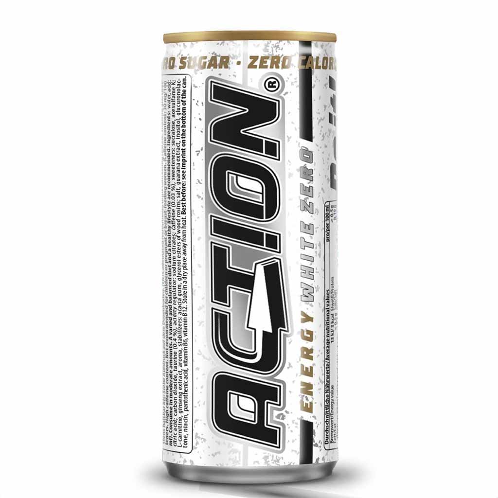 Action Energy Drink White Zero DOSE á 250ml
