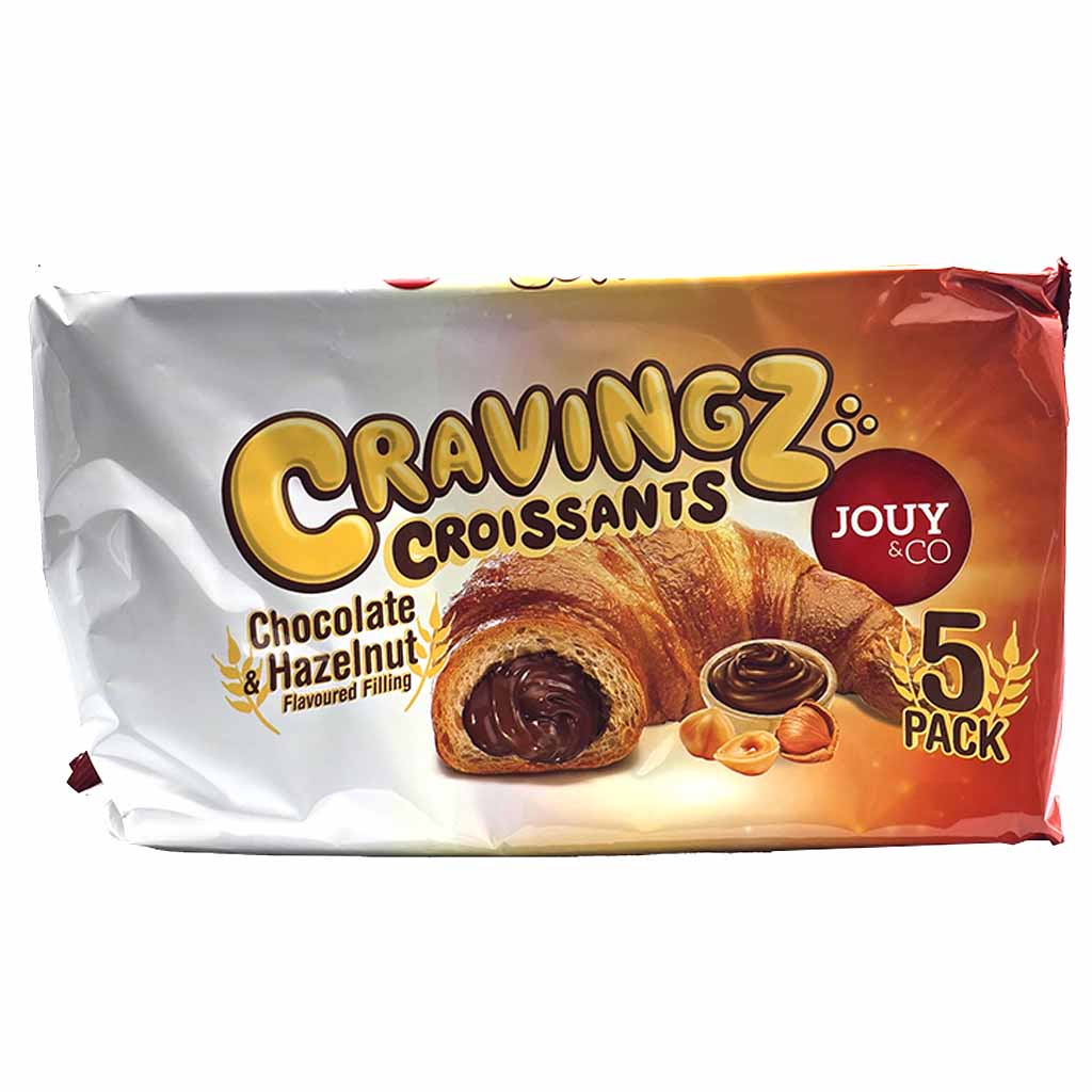 Jouy & Co Cravingz Croissants Chocolate & Hazelnut 5er Pack 200g