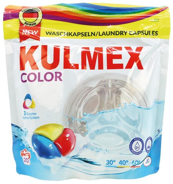 Waschmittel Kulmex Gel Tabs 20er Color