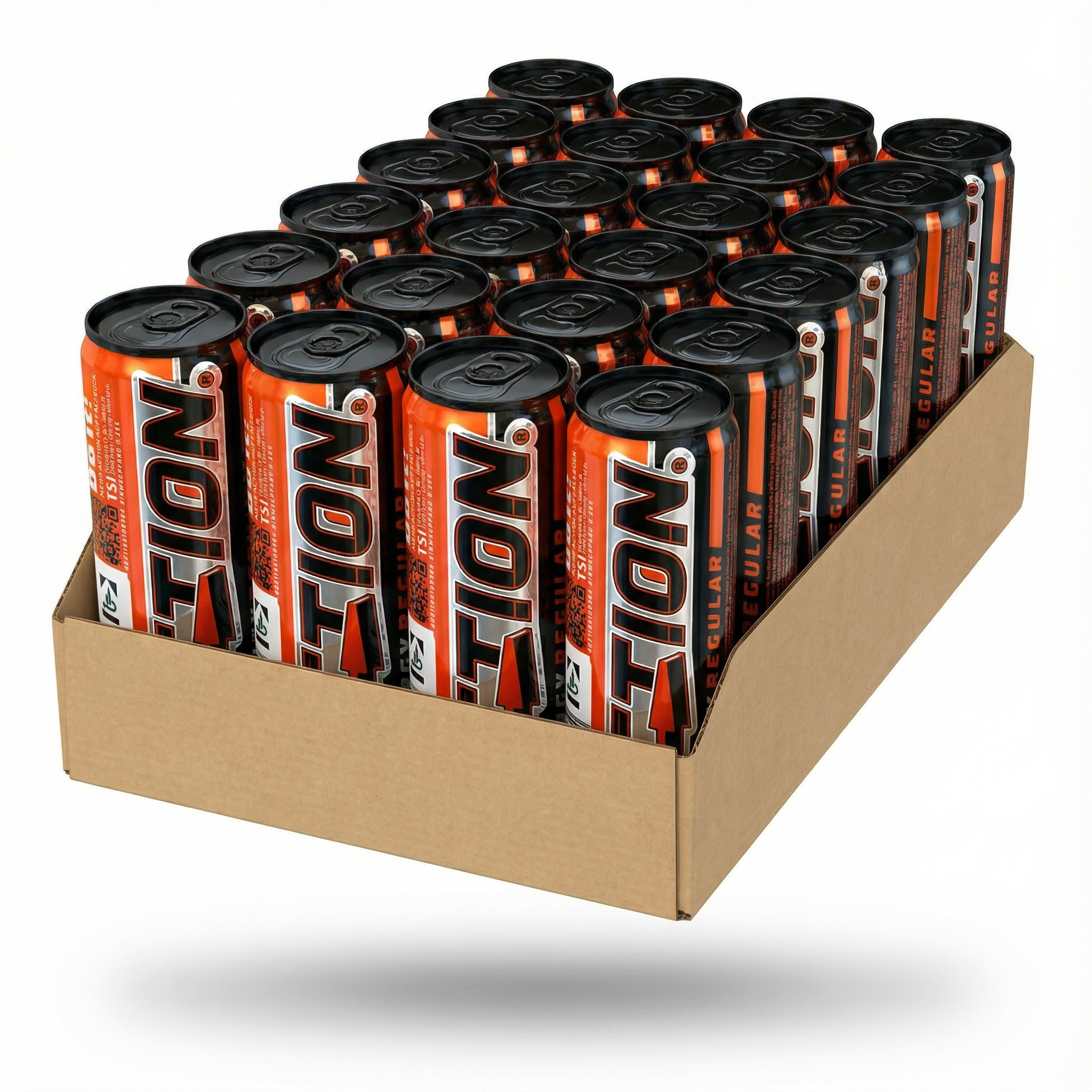 24x Action Energy Drink Regular DOSE á 250ml=6L