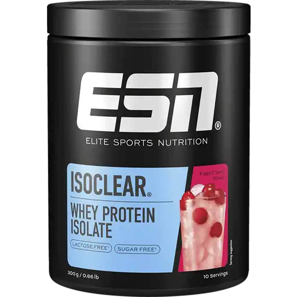 ESN Isoclear Whey Protein Isolate Fresh Cherry Flavor 300g MHD 31.08.26 ...