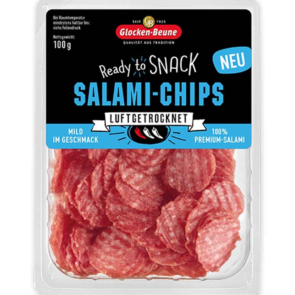 Glocken-Beune Salami-Chips Luftgetrocknet 100g