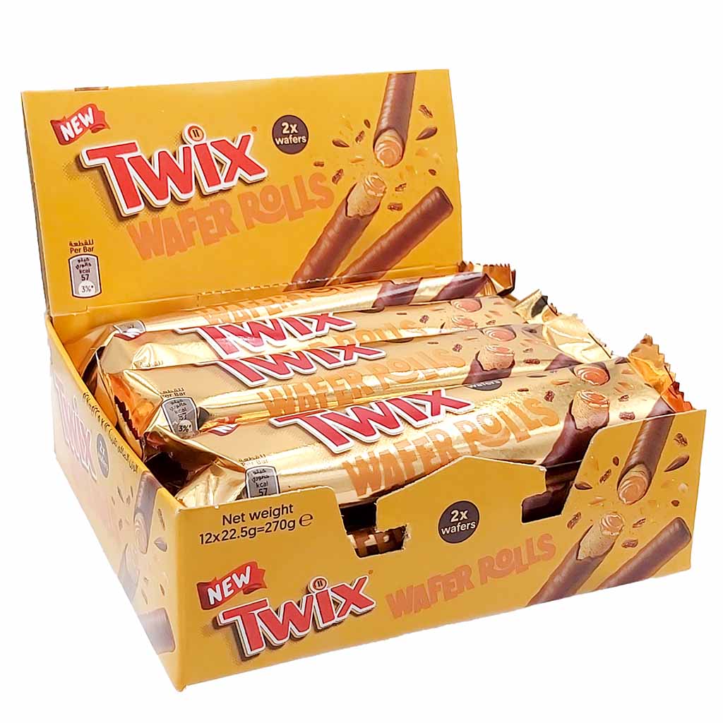 Twix Wafer Rolls 12x22,5g=270g