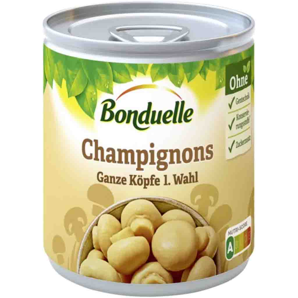 Bonduelle Champignons Ganze Köpfe 1.Wahl 115g