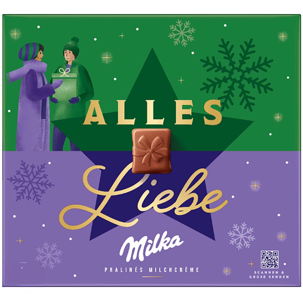 Milka Alles Liebe Pralinés Milchcreme 110g