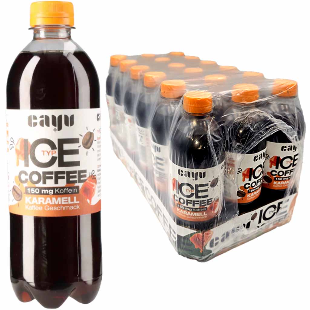 18x CAYU Ice Karamell-Kaffee 0,5L = 9L PET