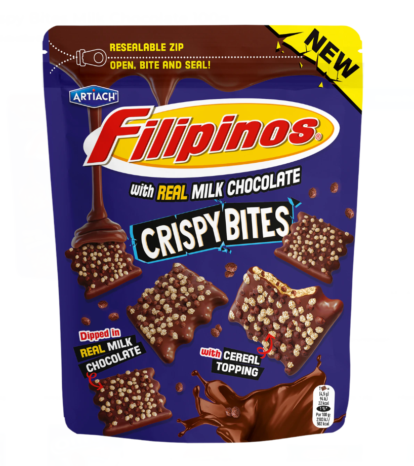 Filipinos Crispy Bites Milk Chocolate 100g