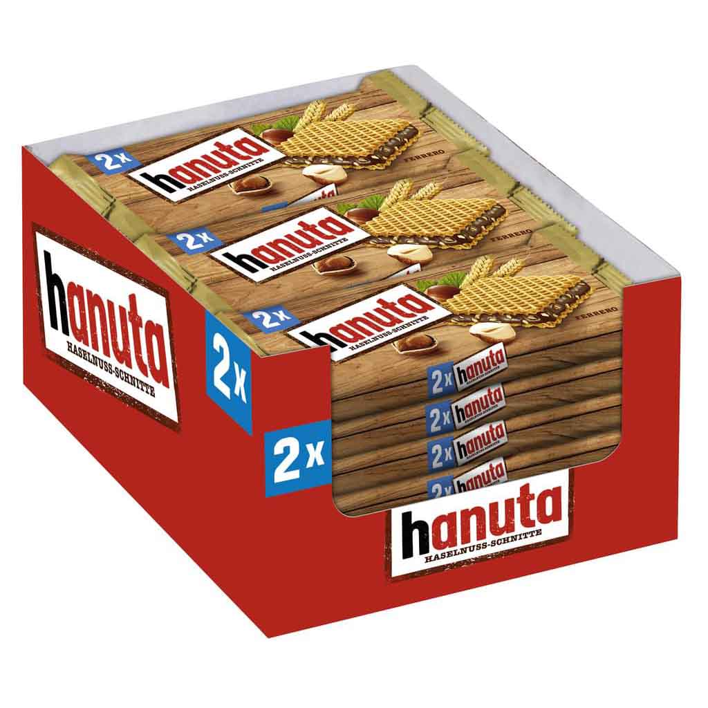 Ferrero Hanuta Doppelpack 18x 44g=792g