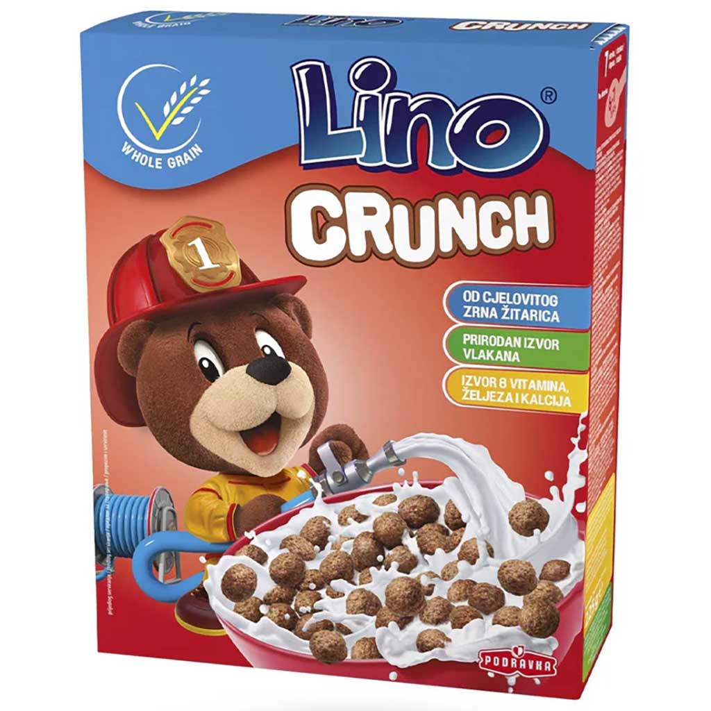 Lino Crunch Vollkorn Cerealien v. Podravka 225g Pack