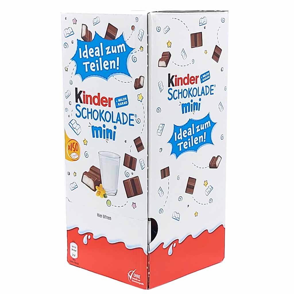 Kinder Schokolade Mini 150er Spender-Box 900g