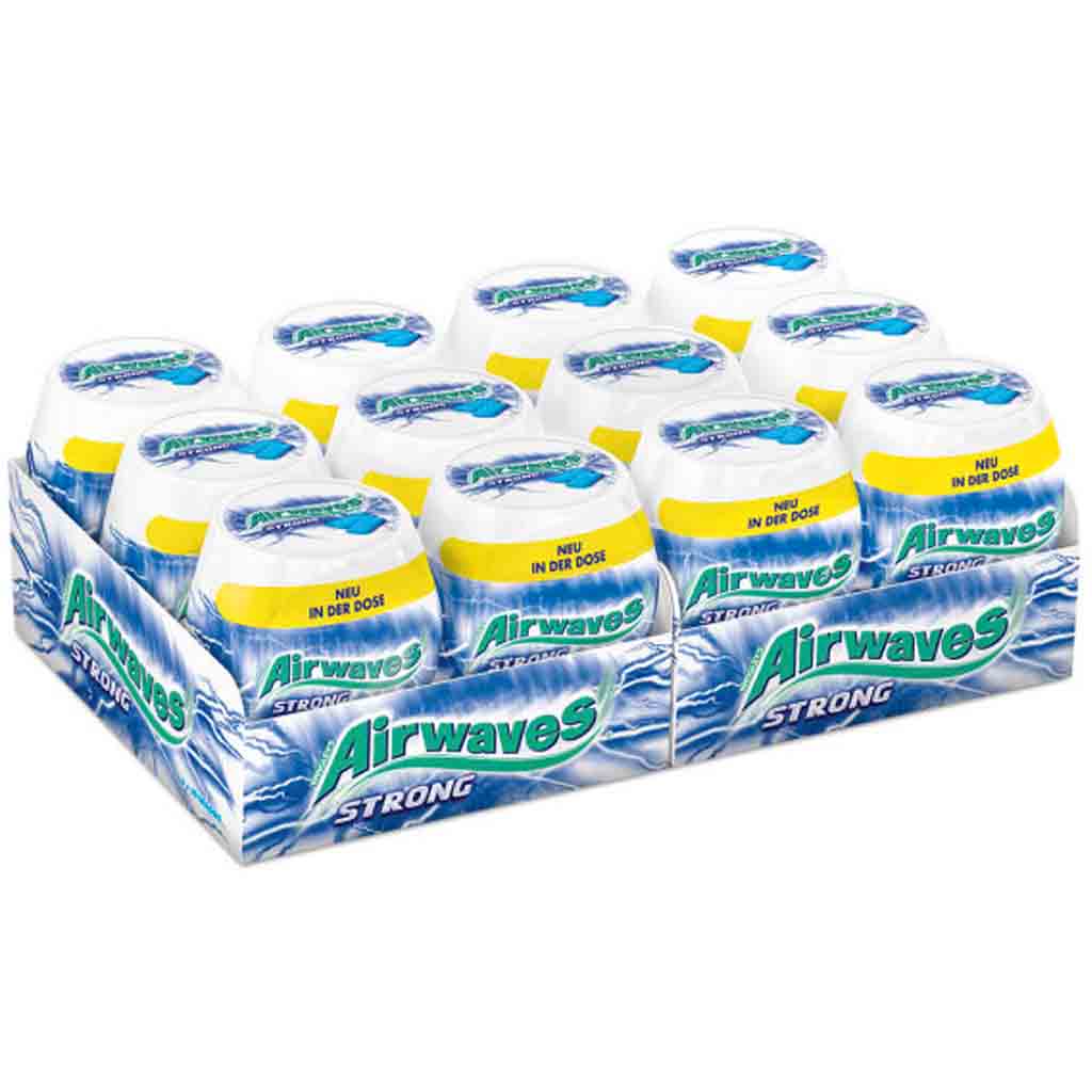 Wrigleys Airwaves Strong 12x50er=600 Kaugummi Dragees