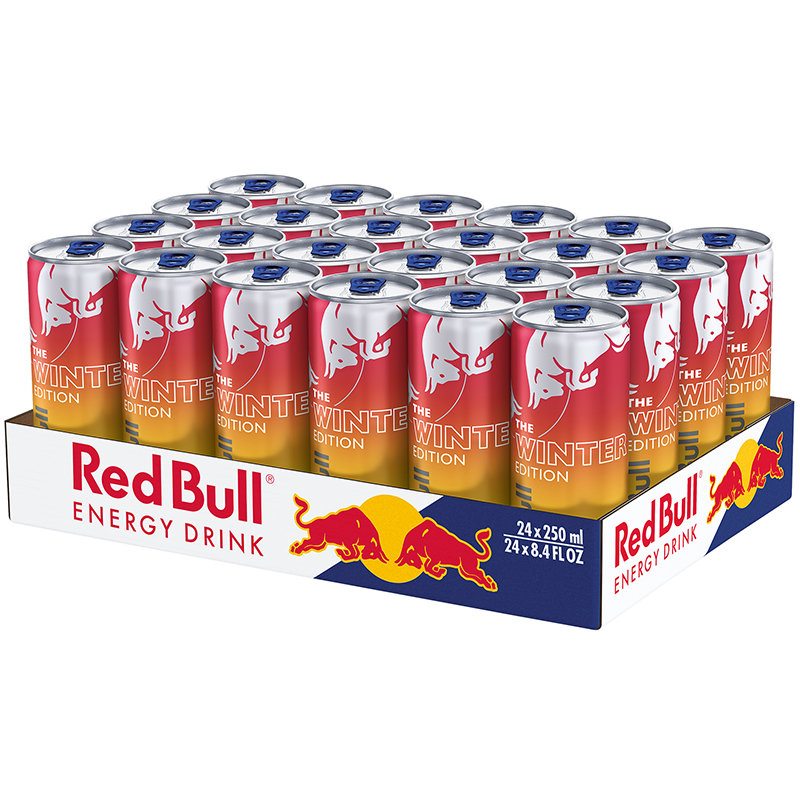 24x Red Bull Winter Edition Fuji-Apfel & Ingwer DOSE je 250ml = 6L