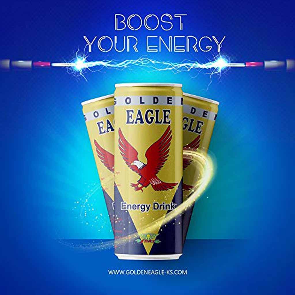 24x Golden Eagle Energy Drink DOSE á 250ml=6L