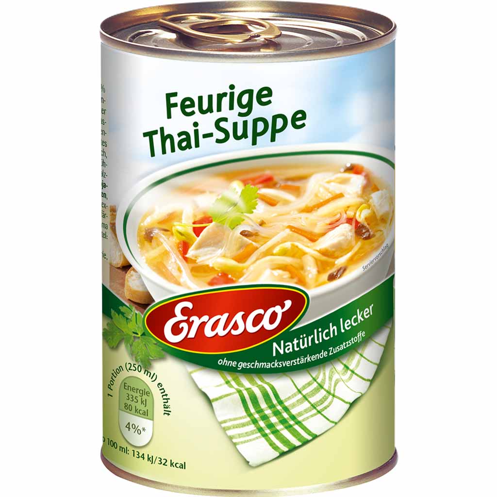 Erasco Suppen Feurige Thai-Suppe 390ml