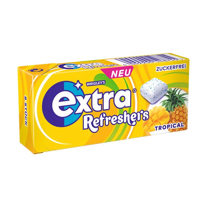 Wrigleys Extra Refreshers Tropical 8er zuckerfrei 12x17,9=214,8g