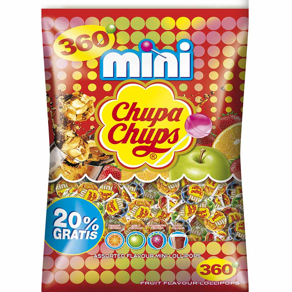 Chupa Chups Mini Lutscher 360er 2160g