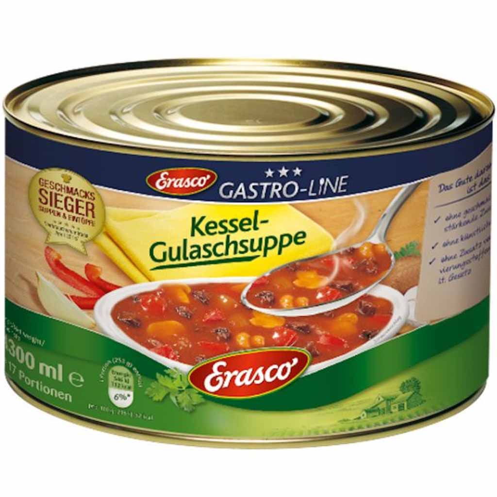 Erasco Gastro-Line Kessel-Gulaschsuppe 4300ml