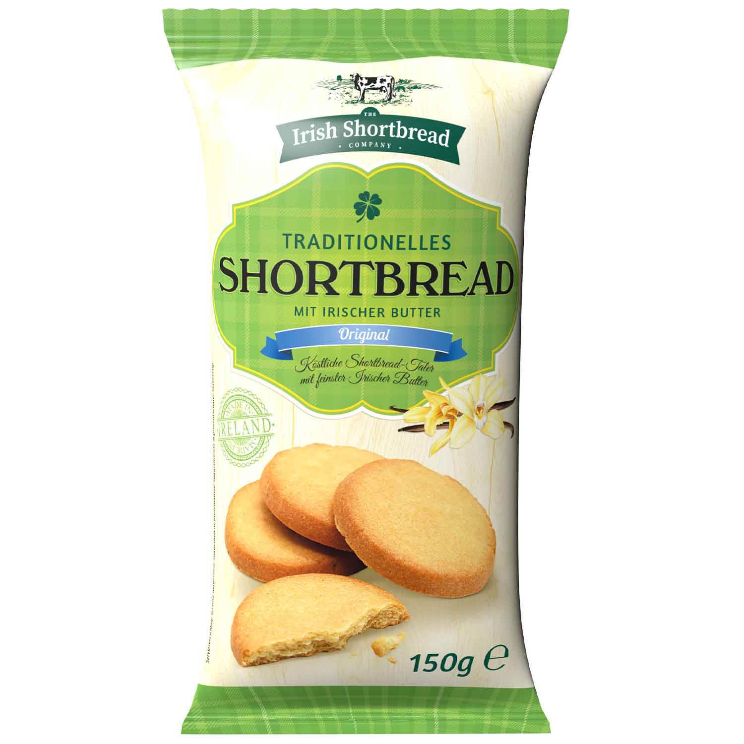 Irish Shortbread mit irischer Butter Original 150g