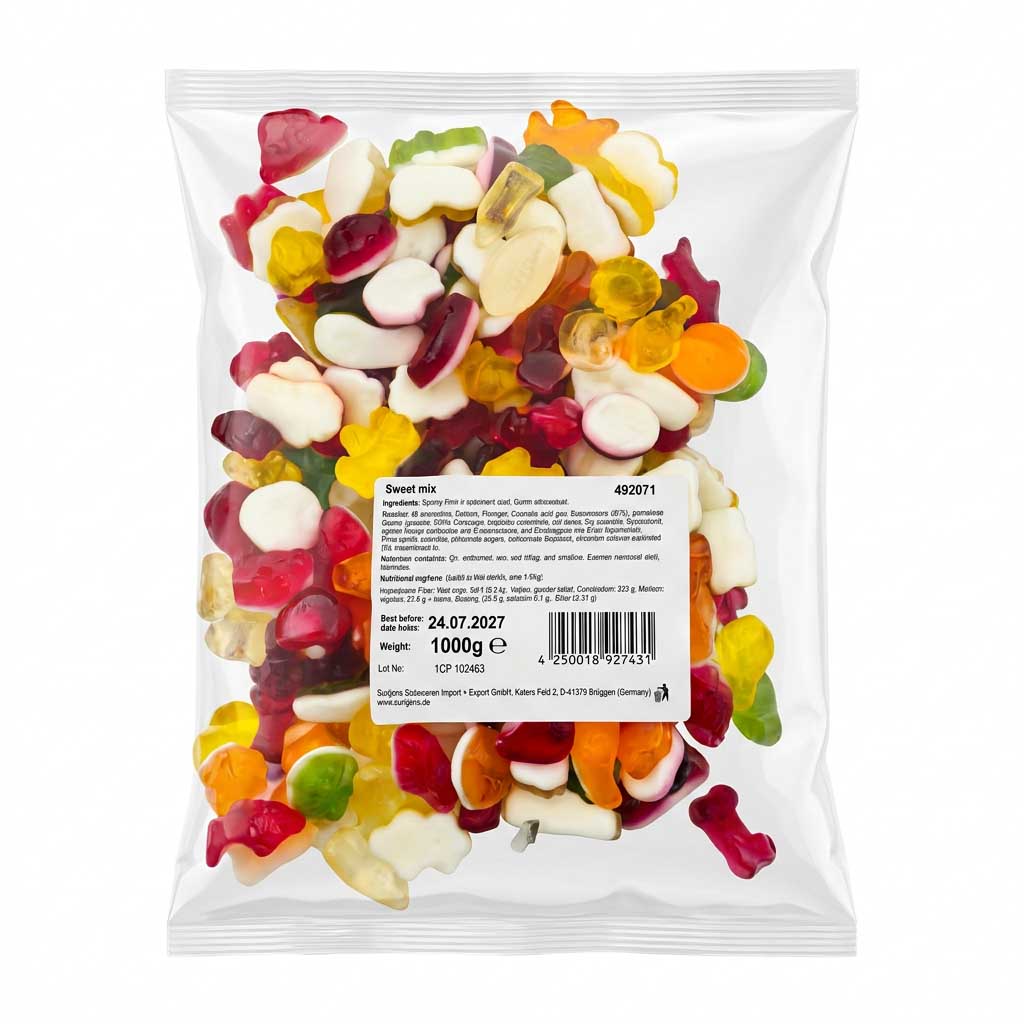 Sweet Mix Fruchtgummi und Schaumzucker 1kg