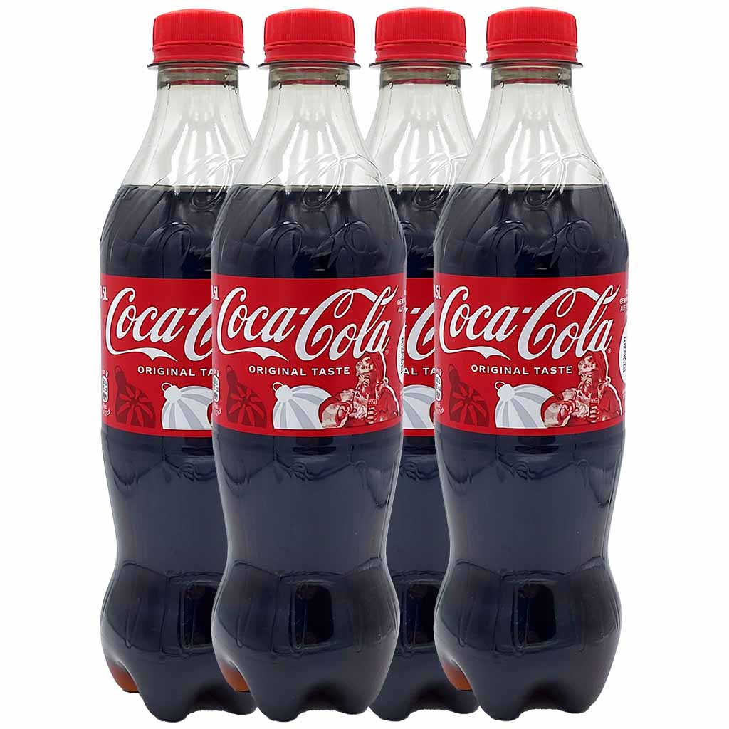 4x Coca-Cola PET 0,5L=2L