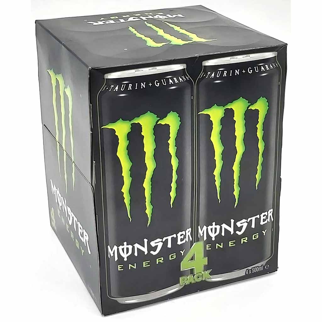 Monster Energy Original 4x0,5l = 2L