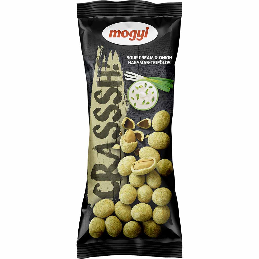 30x 60g Mogyi Erdnüsse im Teigmantel Sour Cream & Onion