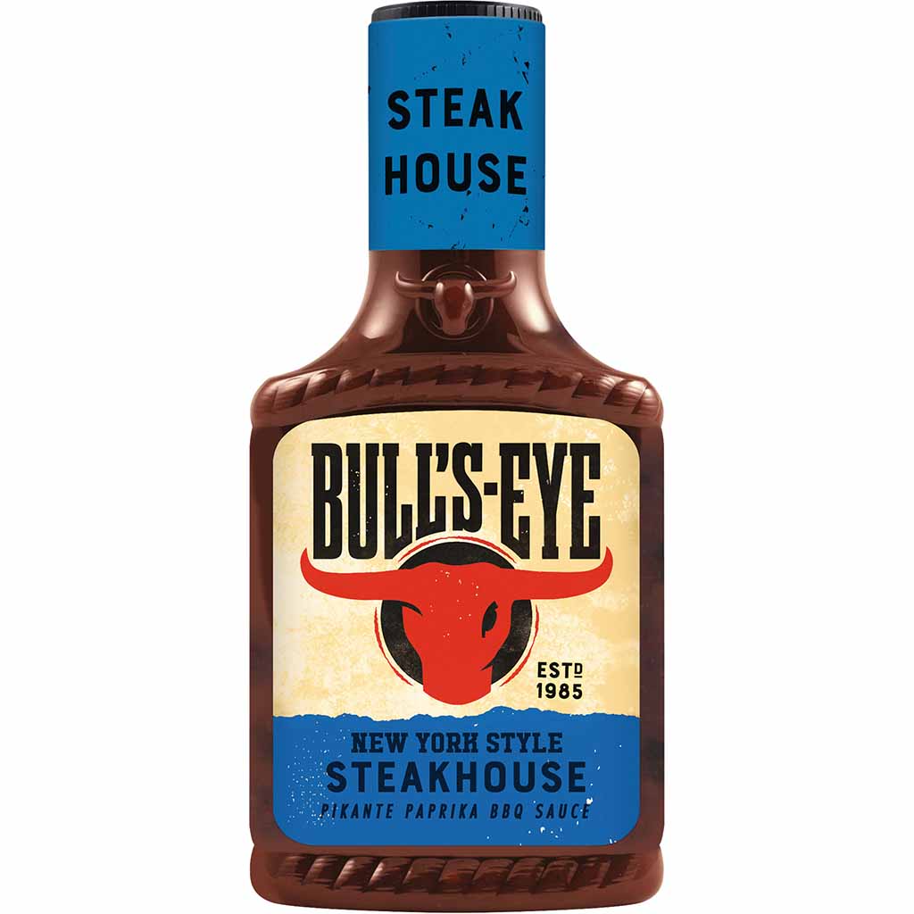 Bulls-Eye New York Style Steakhouse Pikante Paprika BBQ Sauce 300ml