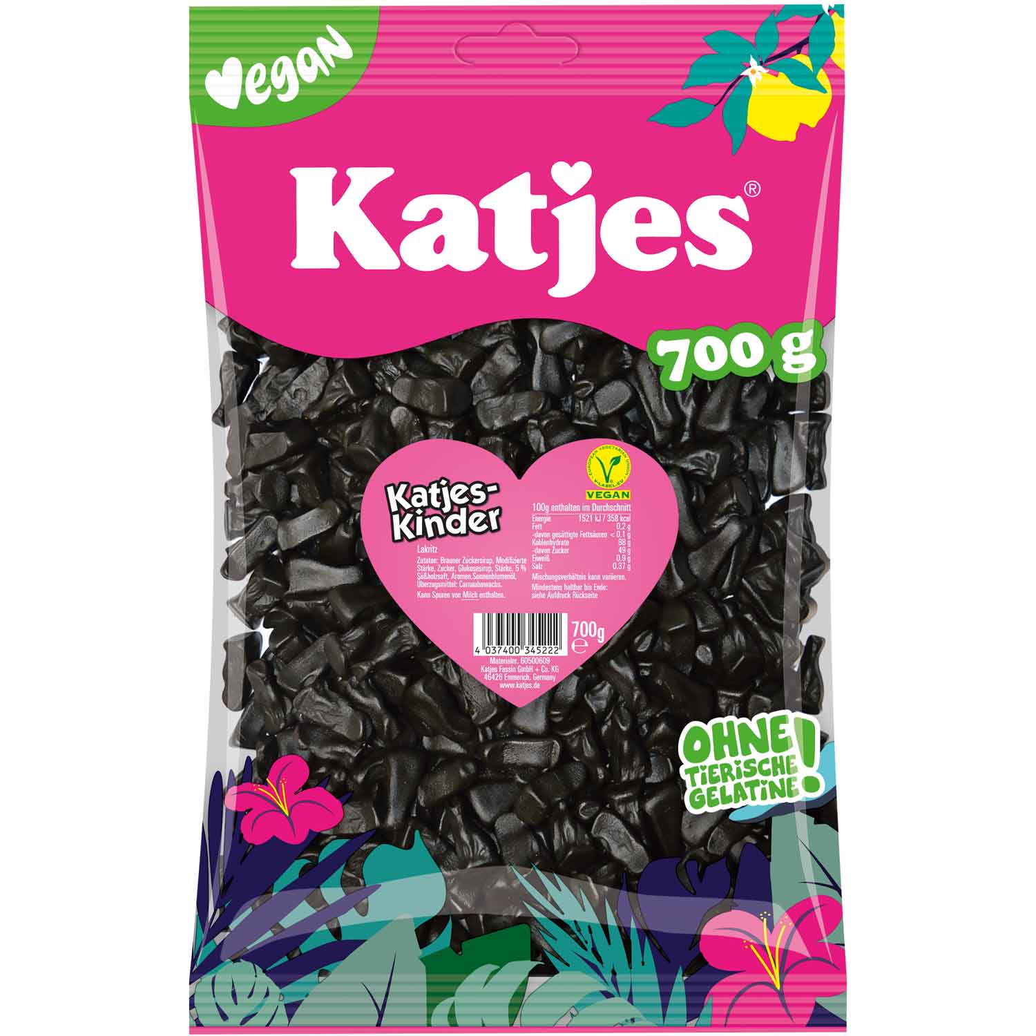 Katjes Lakritz Katjes-Kinder 700g