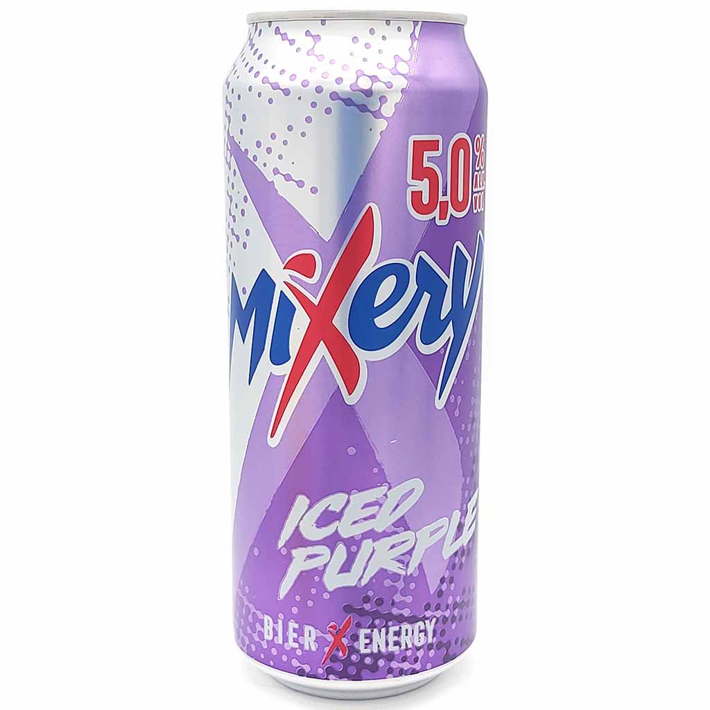 Mixery Iced Purple Bier + Energydrink 5 % DOSE 24x0,5L=12L