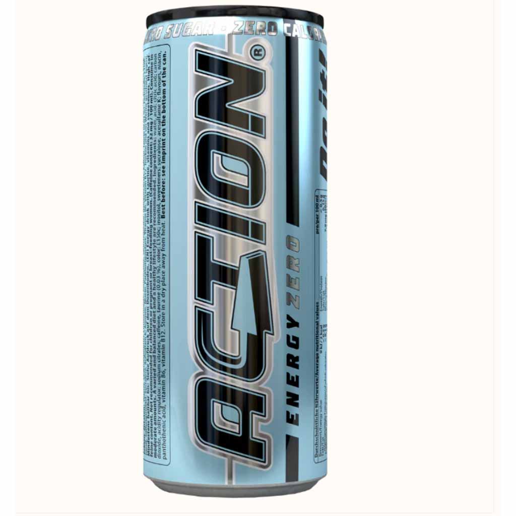Action Energy Drink Zero DOSE á 250ml