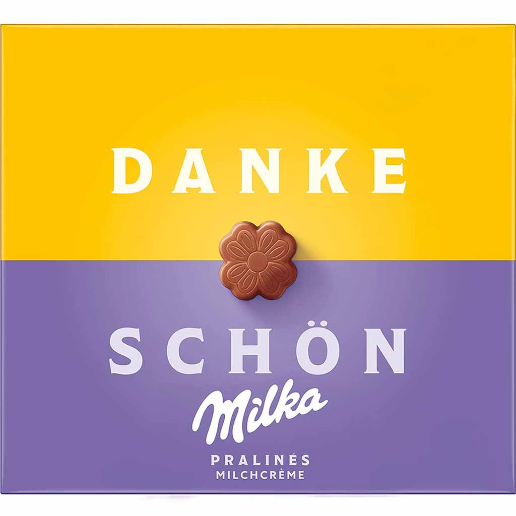 Milka Pralinés Milchcreme Dankeschön 110g mit verschiedenen ...
