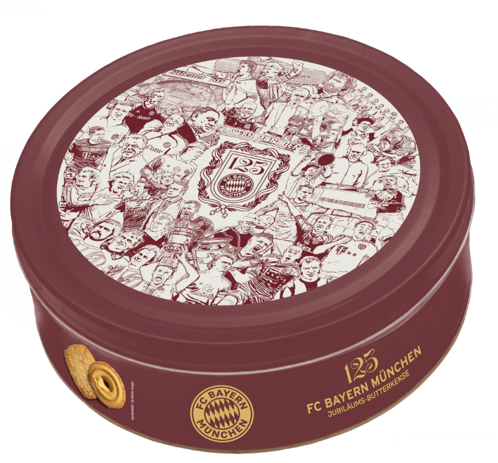 FC Bayern München Butter Cookies 340g - Limitierte Edition zum 125. FC ...