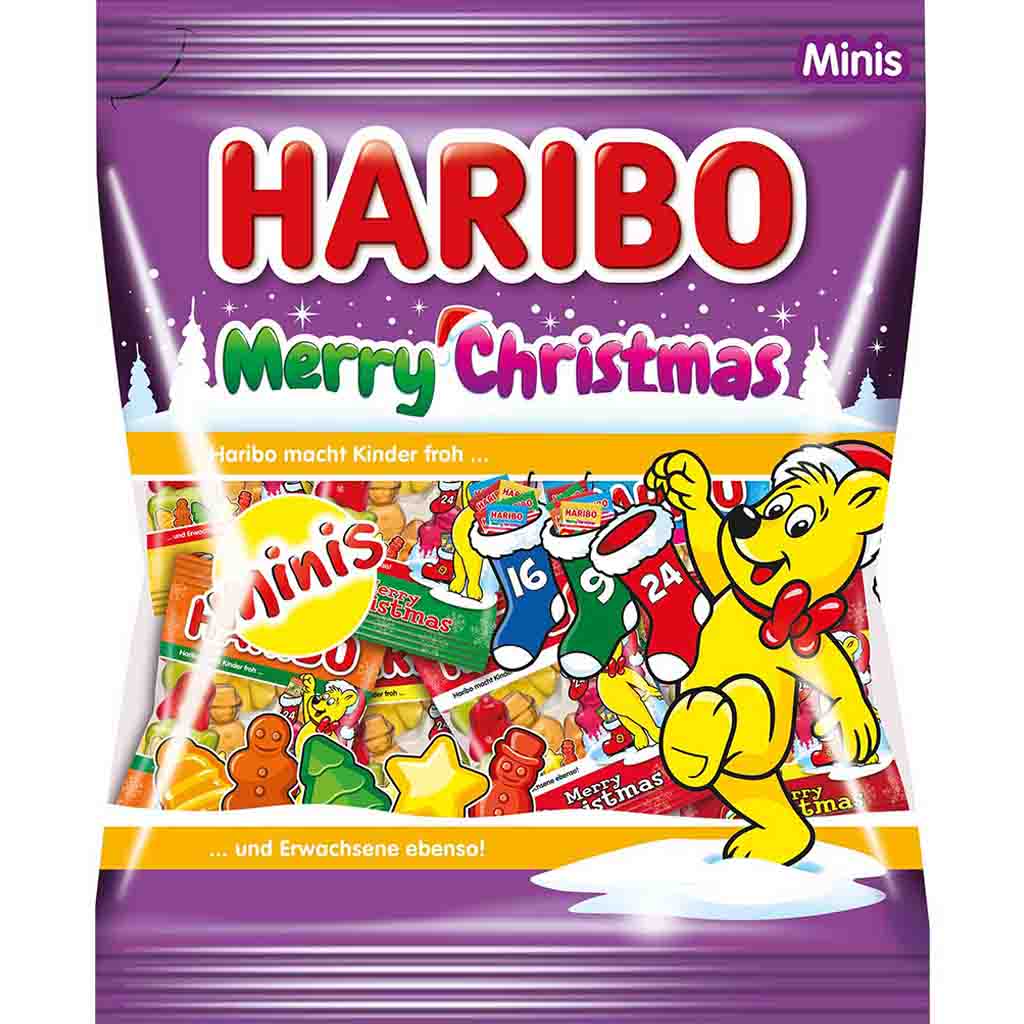 Haribo Merry Christmas Minibeutel Mix 250g