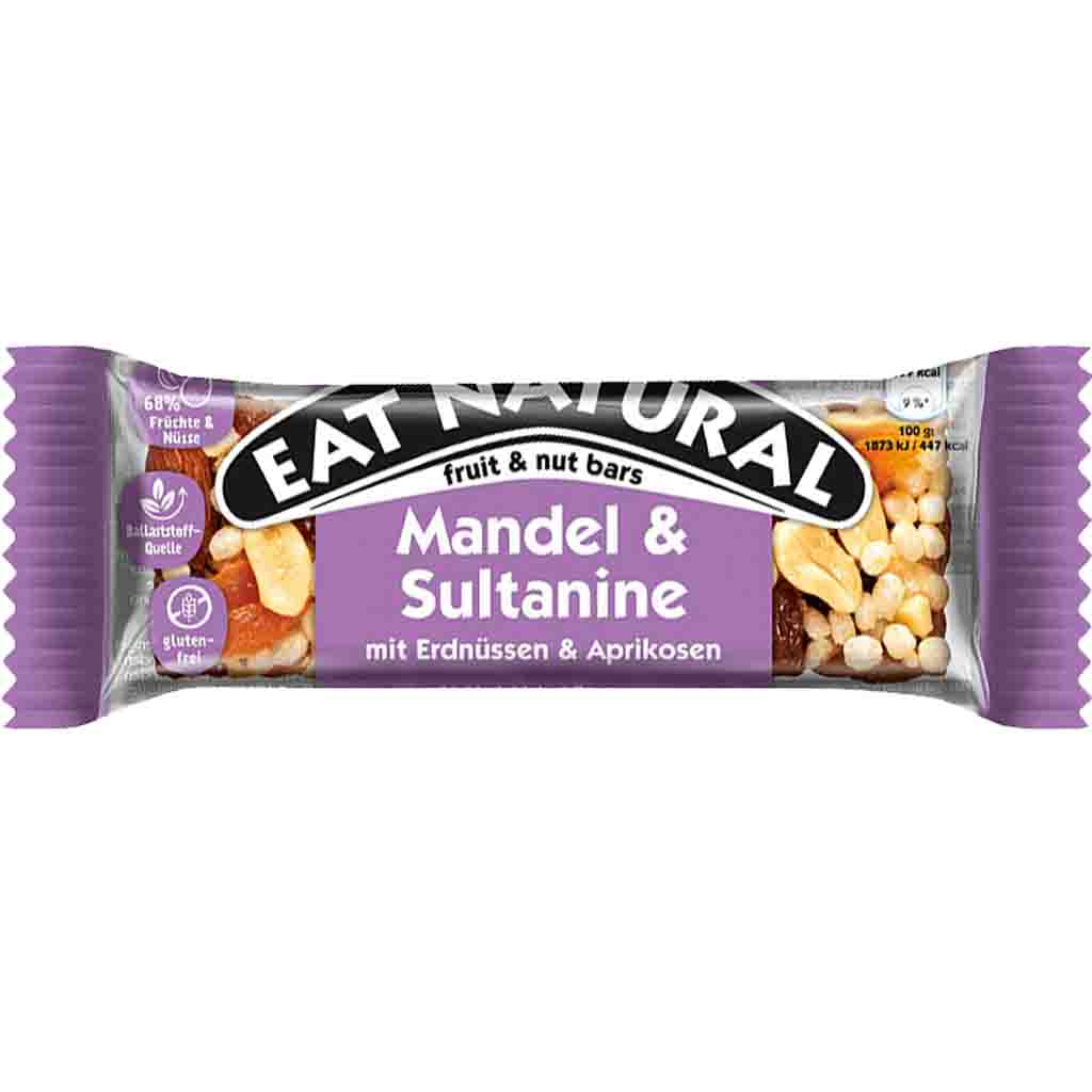 Eat Natural fruit & nut Riegel Mandel & Sultanine 3x40g=120g